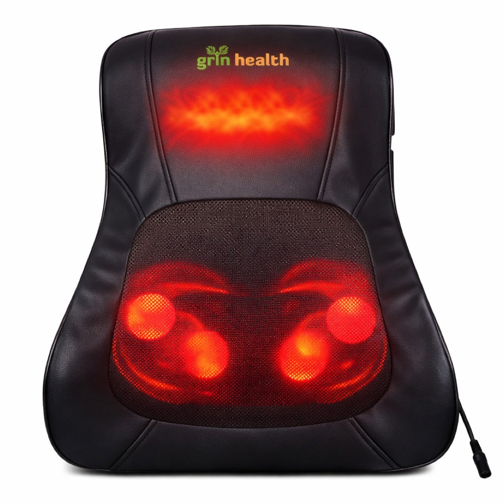 Grin Health Smart Back Massager with Lumbar, Neck & Shoulders, Massage